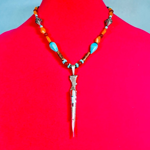 David Tune | Jewelry | Sterling David Tune Navajo Turquoise Necklace ...